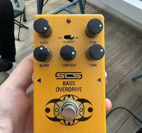 Гитарная педаль yerasow scs bass overdrive