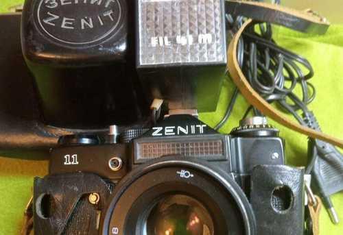 Фотоаппарат Зенит -11 + вспышка