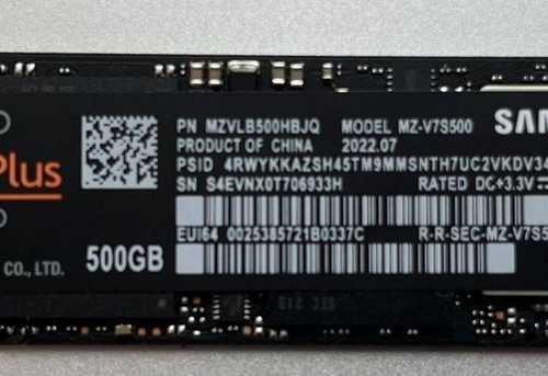 Nvme M2 SSD Samsung 970 Evo Plus 500gb