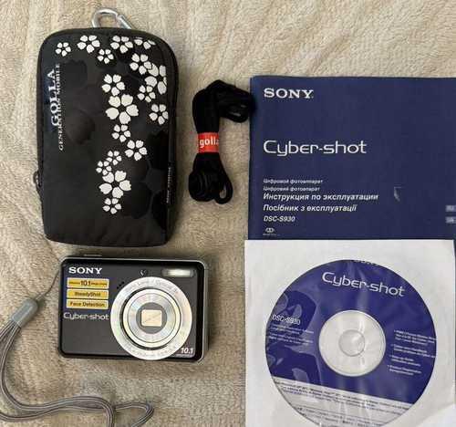 Цифровой фотоаппарат sony cyber shot dsc-s930