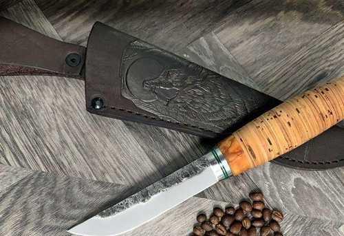 Нож финка "Пуукко", клинок сталь Х12мф, след ковки