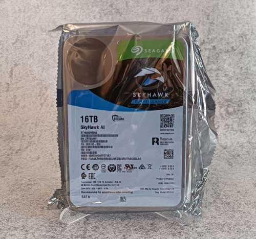 Жесткий диск Seagate Skyhawk 16Tb ST16000VE002