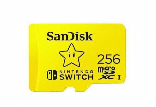 Карта microsdxc SanDisk Nintendo Switch на 256GB