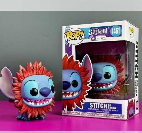 Funko Pop 1461 Stitch as Simba (Lilo & Stitch)