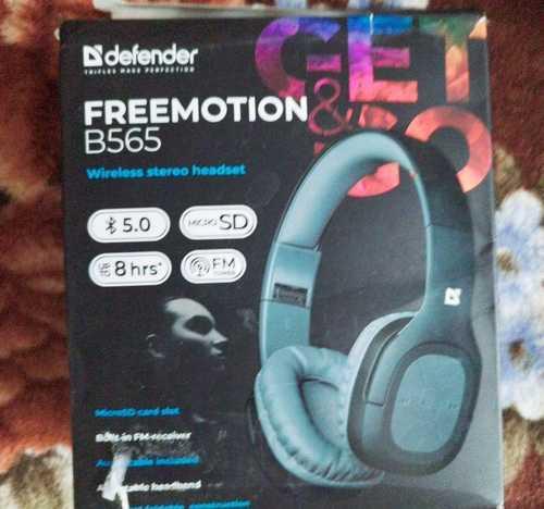 Беспроводные наушники defender free motion d565