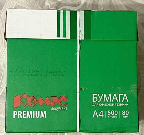 Бумага А4 Комус Документ Premium