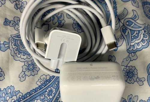 Apple блок питания 30w и кабель USB-C 2м (ориг.)
