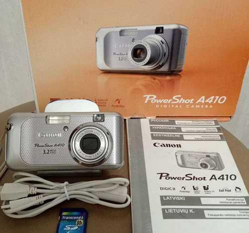 Canon PowerShot A410 цифровая ретро фотокамера