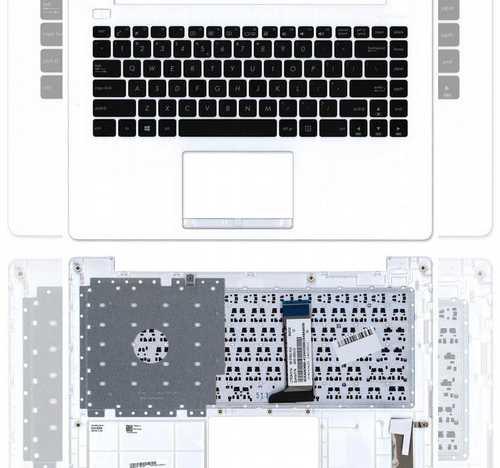 Топкейс Asus X453SA белый