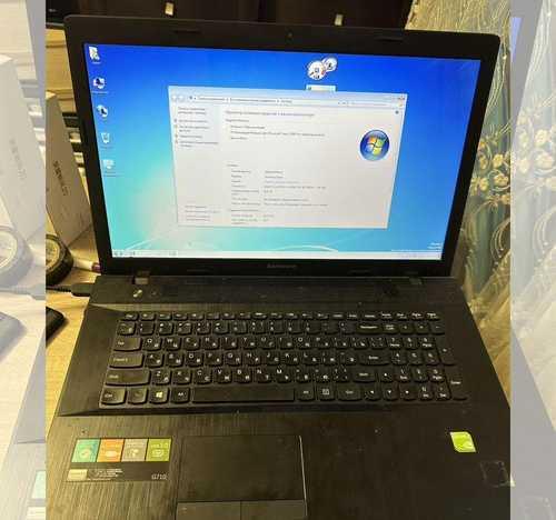 Lenovo G710, 17.3" игровой i5 4210m/8gb/SSD/GF720