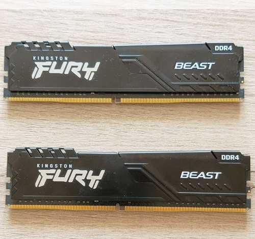 Kingston Fury Beast 16GB DDR4 3600 Mhz