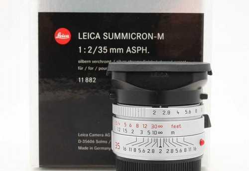 Leica 35mm f/2 Summicron-M asph silver chrome