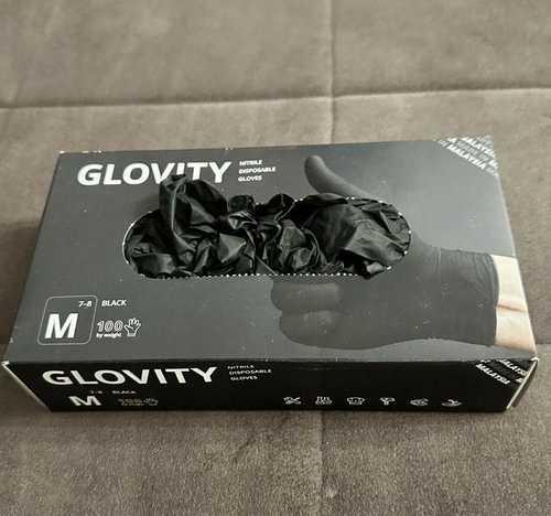 Перчатки нитриловые glovity S