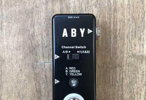 Гитарная педаль Rowin ABY channel switch