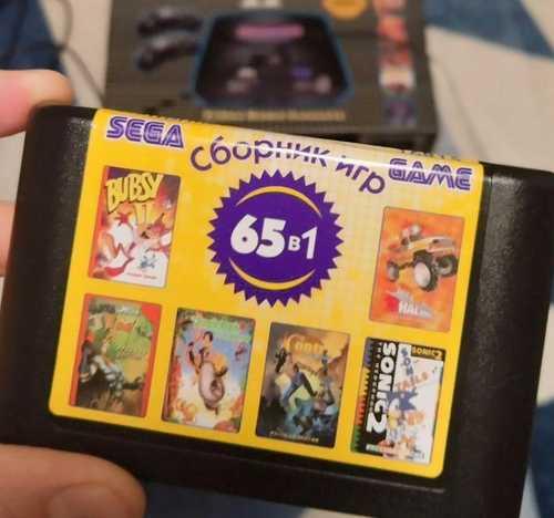 Картридж Sega сборник 65в1