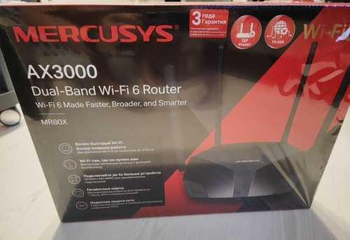 WI-FI 6 роутер Mercusys MR80X