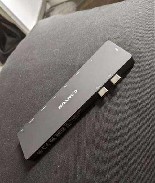 Canyon DS-8 USB-хаб, концентратор, темно-серый