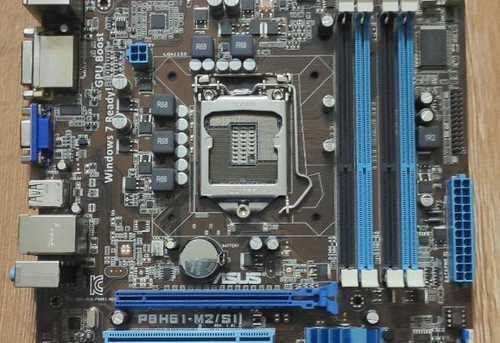 Материнская плата asus P8H61-M2/SI socket 1155