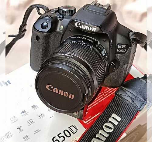 Canon eos 650d kit 18 55