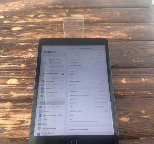 iPad 7 gen 128гб Wi-Fi+Cellular Space Gray RU/A