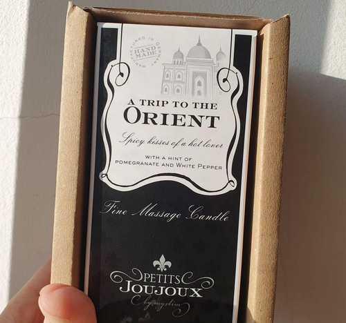 Массажная свеча Petits Joujoux гранат белый перец