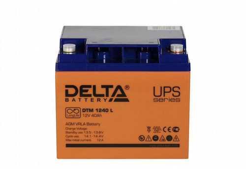 Аккумуляторная батарея Delta DTM 1240 L(12V / 40A)