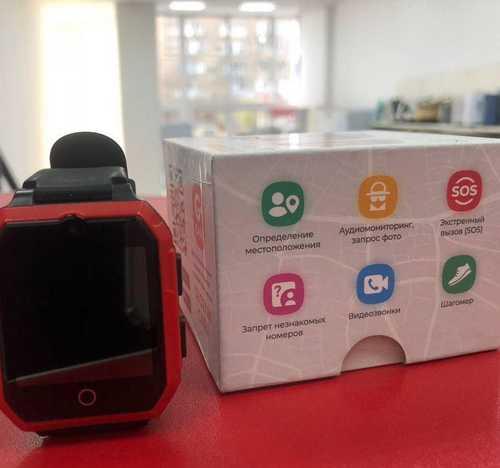 Смарт часы Geozon Ultra Black/Red G-W15blkr (мира)