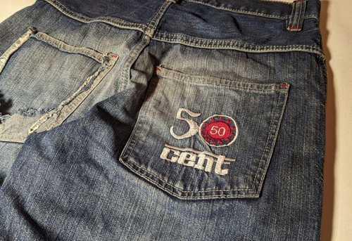 Широкие рэп шорты 50 Cent Ecko Unltd Fubu