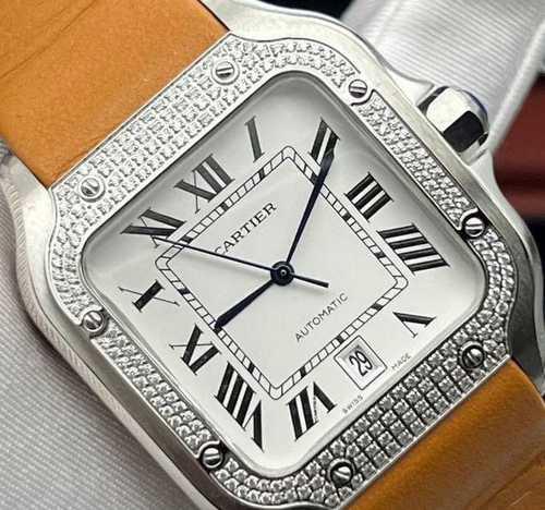 Мужские часы Cartier Santos