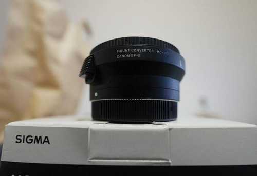 Адаптер Sigma MC-11 Canon EF Sony E