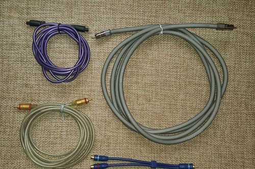 Межблочный кабель 1RCA-1RCA для саба 3м, оптика, Y