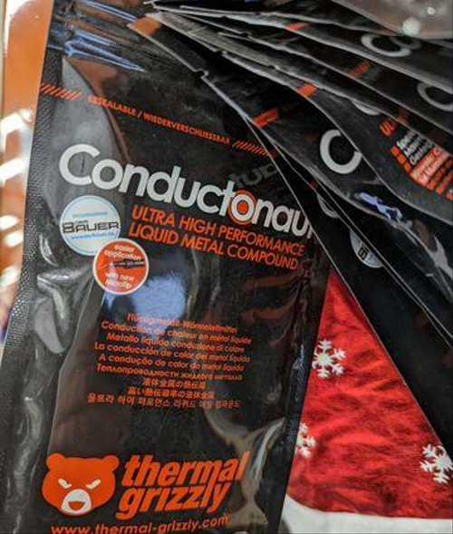 Жидкий металл Thermal Grizzly Conductonaut 1г