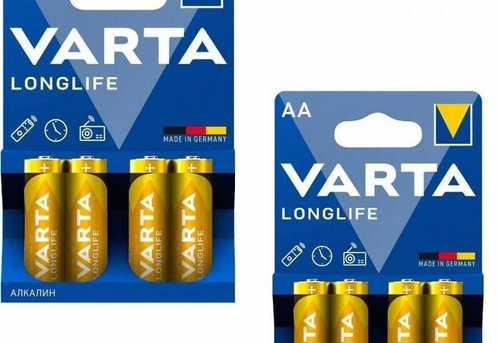 Набор из 8 батареек Varta Longlife AA (2 уп. по 4