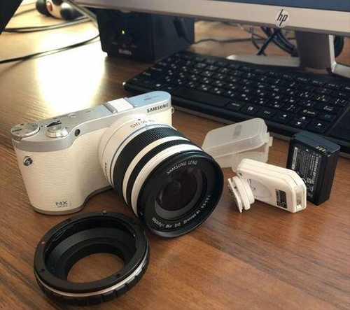 Фотоаппарат Samsung nx300 kit 18-55 ois + допы