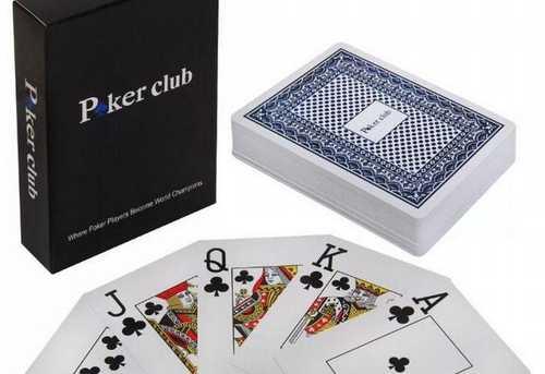 Игральные Карты Poker Club пластиковые (Оптом)