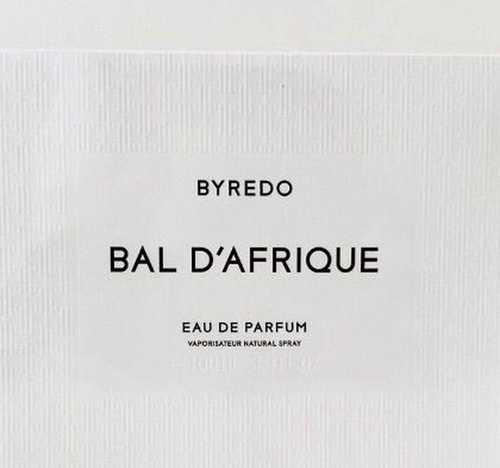 Byredo bal d afrique 100 ml original