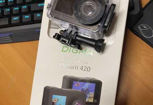 Экшн камера Digma dicam420