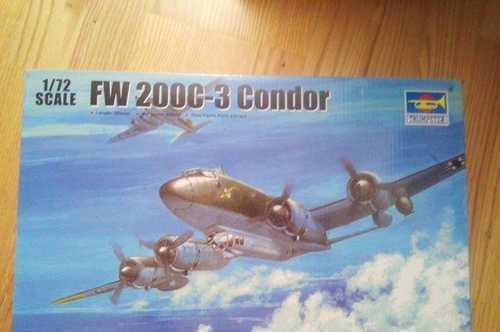 Сборная модель самолета 1/72 fw-200 condor