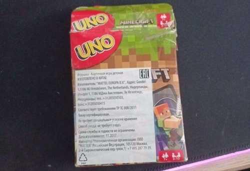 Игра настольная Minecraft Uno