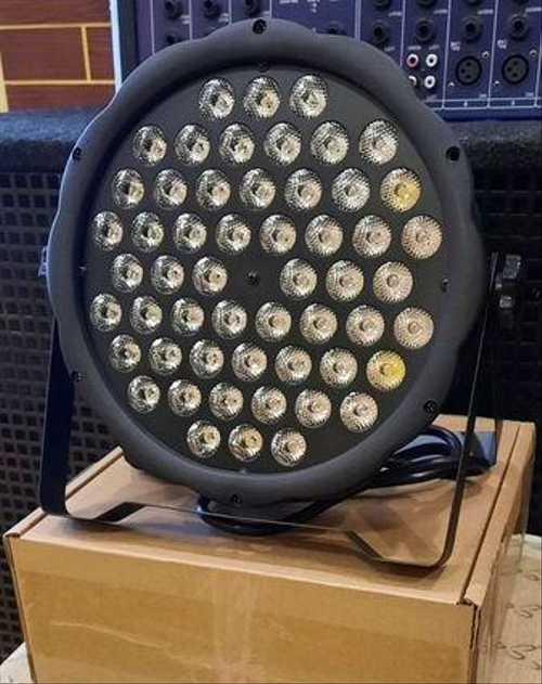 Светомузыка Стробоскоп LED Par54 162W Rgbw Mic DMX