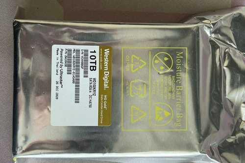 Жесткий диск hdd 10 tb WD gold