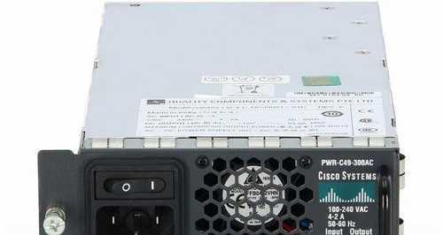 Блок питания Cisco 300Wt PWR-C49-300AC DCJ3001-01P