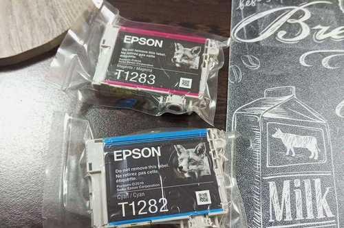 Картриджи Epson T1283 и Т1282