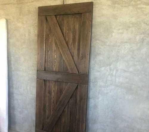 Дверь амбарная лофт
