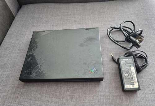 13.3" IBM ThinkPad 600E, 60 ГБ, Pentium II, NeoMagic 256AV AGP