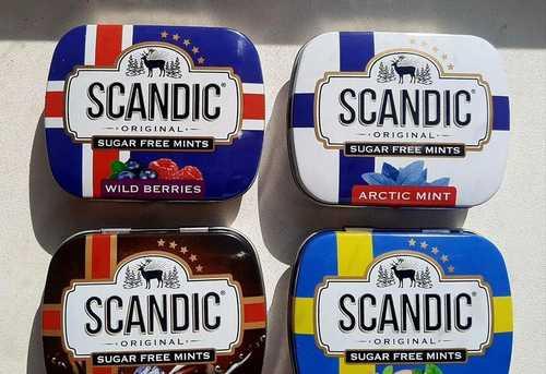 Жестяные коробочки от конфет Scandic