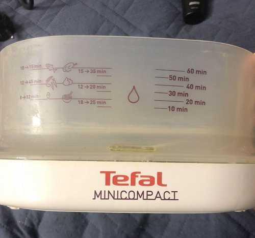 Tefal mini compact пароварка, мантоварка