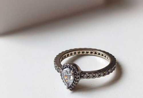 Серебряное кольцо Pandora "Маленькая капелька"