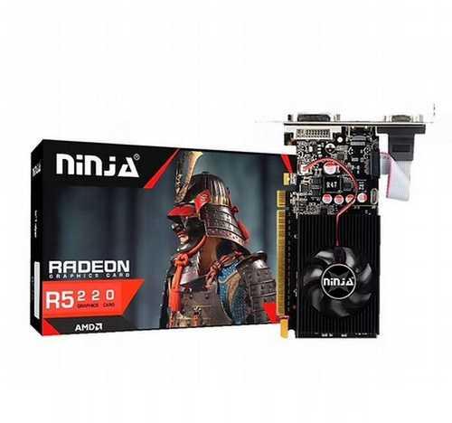 Видеокарта Ninja (Sinotex) R5 220 2GB gddr3 64bit VGA DVI hdmi 1FAN RTL