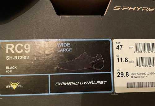 Велотуфли Shimano S-Phyre SH-RC902 EUR 47; US 11.8